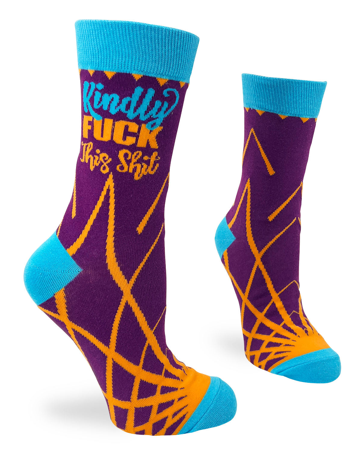 Kindly F**k This Shit Ladies' Crew Socks - Fabdaz – FabDaz